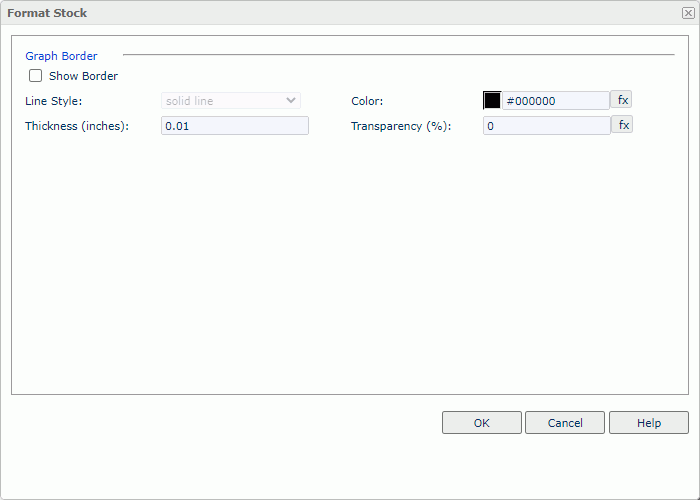 Format Stock Dialog Box Properties – Report Format Stock Dialog Box Properties – Report